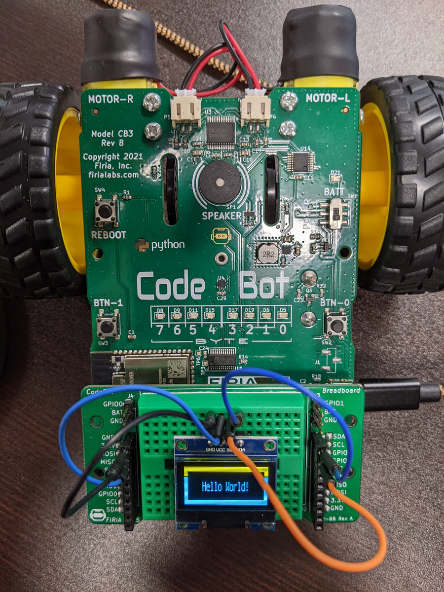 Updated OLED Display software for CB3 – Firia Labs
