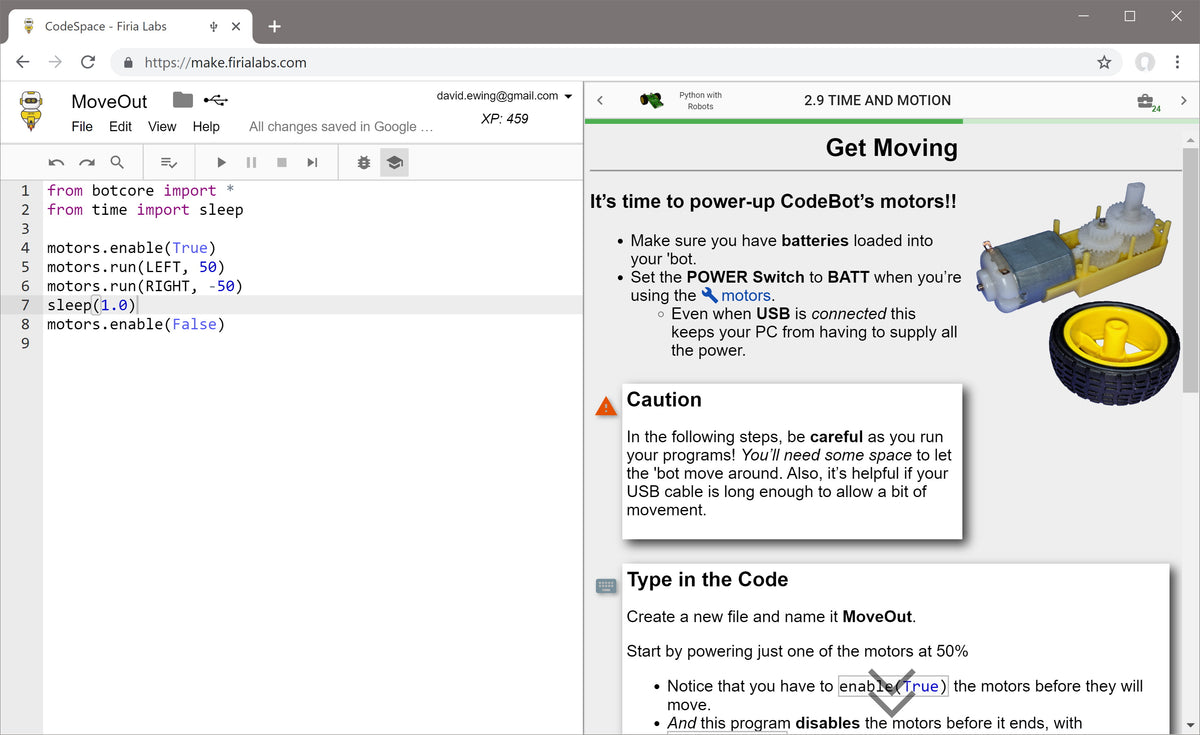 Python With Robots License Renewal Firia Labs